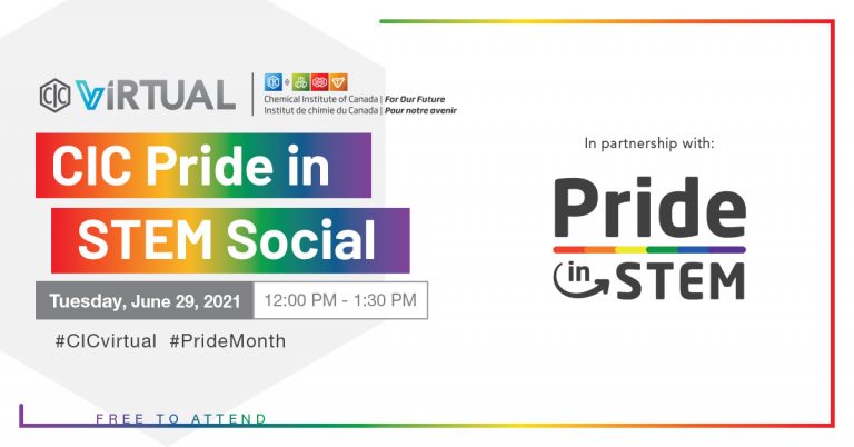 CIC Pride in STEM Social - The Chemical Institute of Canada